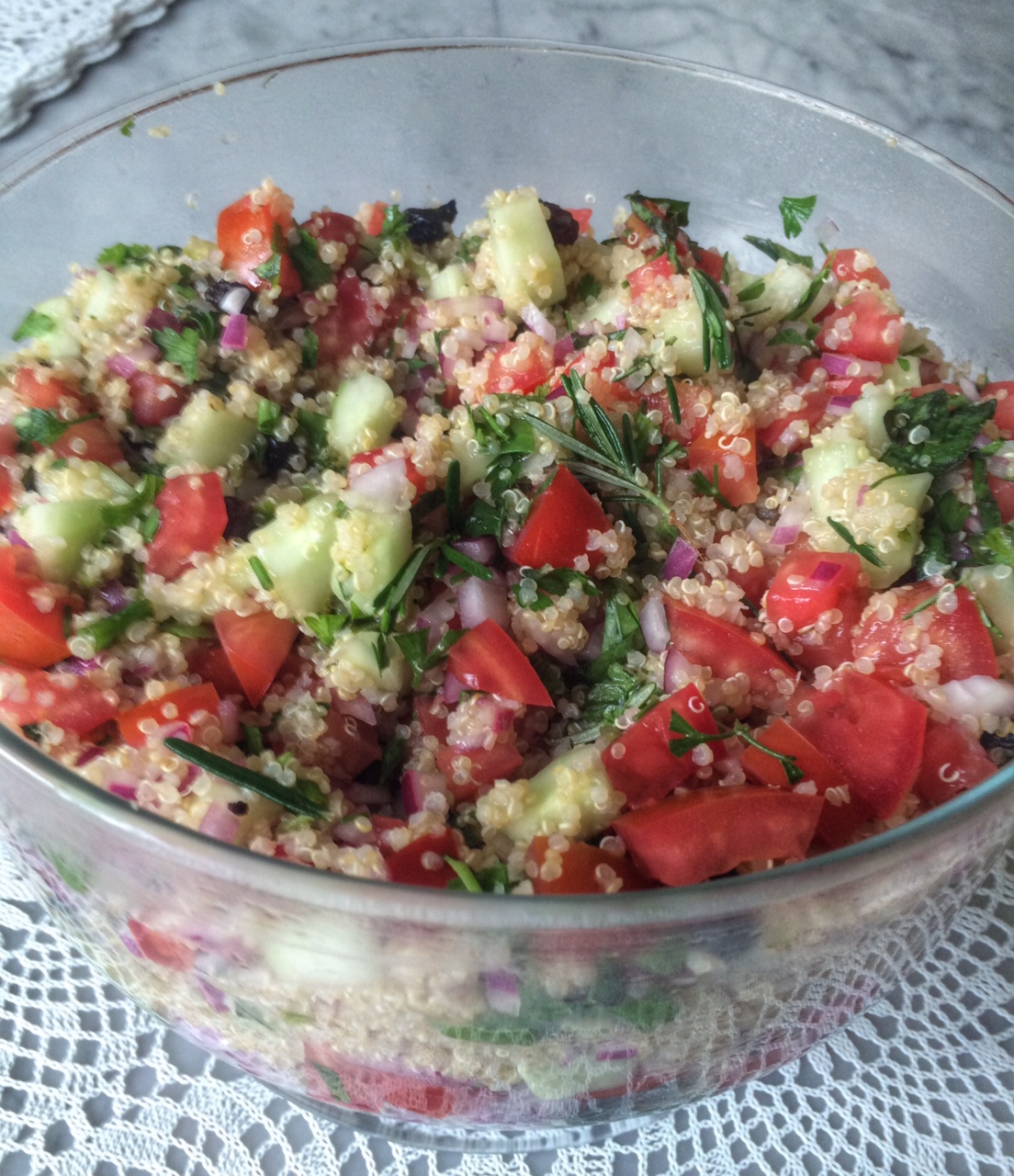 Tabule de Quinoa (sem glúten!) - Karen Schlösser